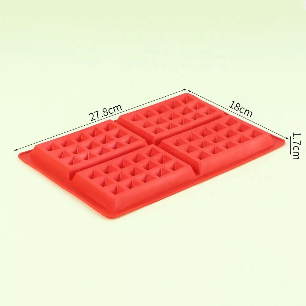 Rectangle Waffle Silicone Mould – Wax Melt Moulds and Supplies